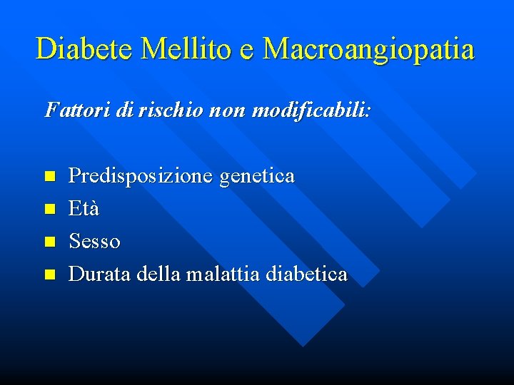 Complicanze del Diabete Mellito Prof Carlo Maria Rotella