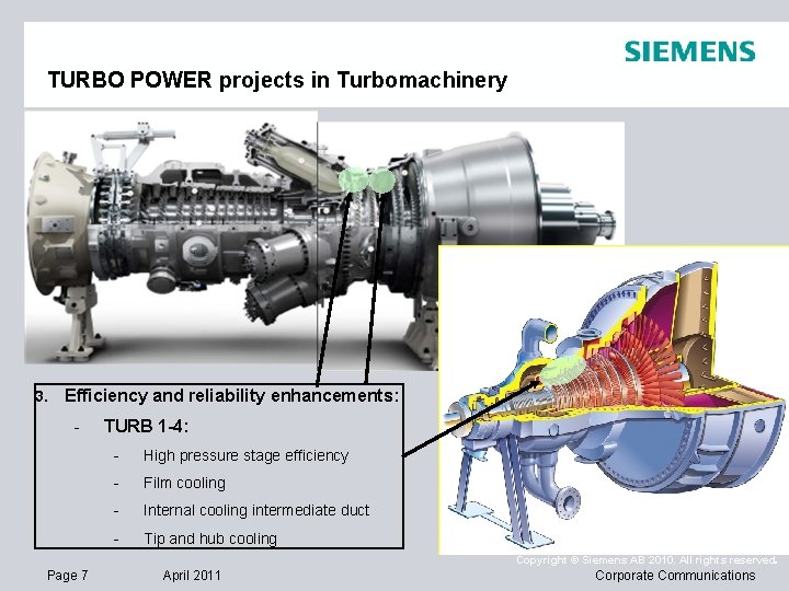 SIEMENS perspective on TURBO POWER Siemens Industrial Turbomachinery