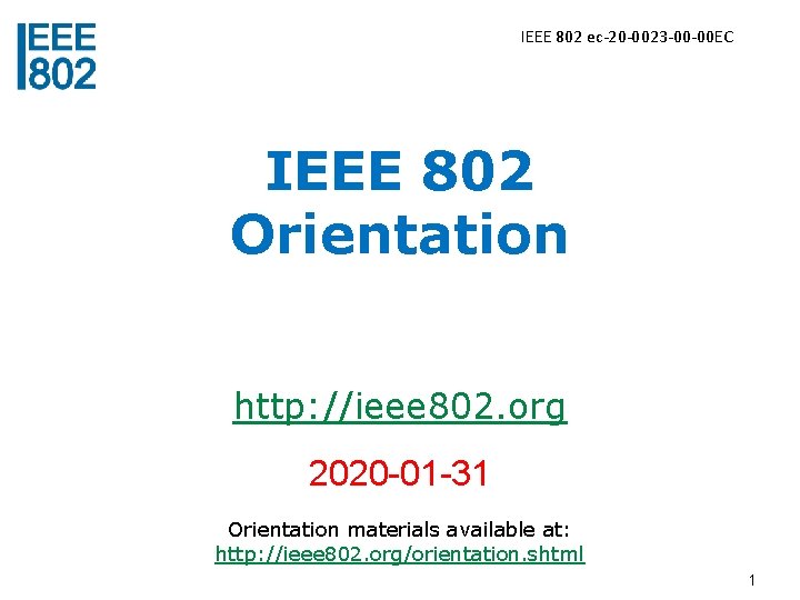 IEEE 802 ec20 0023 00 00 EC IEEE