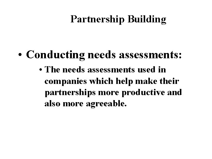 Training Needs Analysis 1 What is individual needs