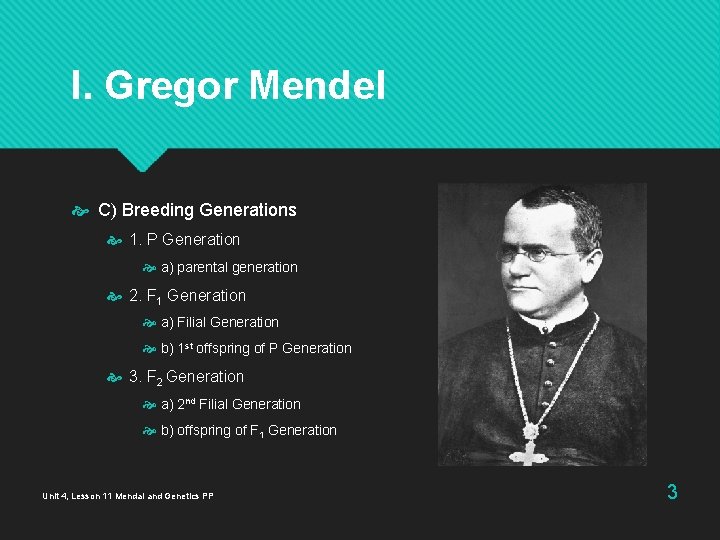 Animal Science Reproduction and Genetics Lesson 11 Mendel