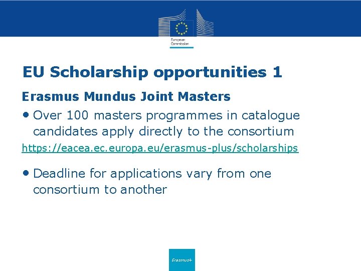 OPPORTUNITIES UNDER THE INTERNATIONAL DIMENSION OF E MS