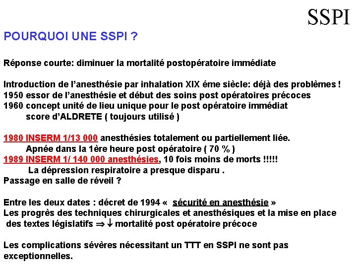 ROLE de l IDE de SSPI Introduction 1