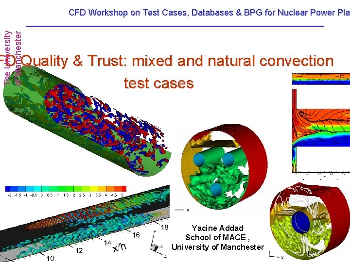 The University of Manchester CFD Workshop on Test