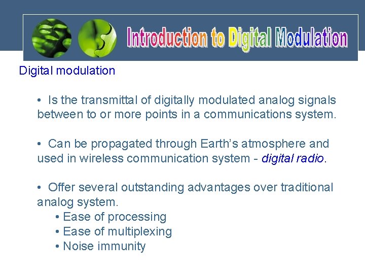 Chapter 4 4 1 Digital Modulation 4 2