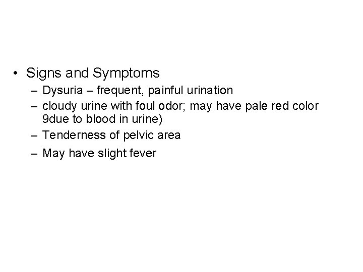 Diseases of the Urinary Reproductive Systems Chapter 24