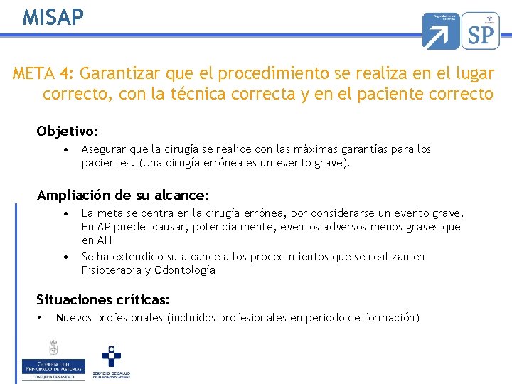 Metas Internacionales de Seguridad del Paciente en Atencin