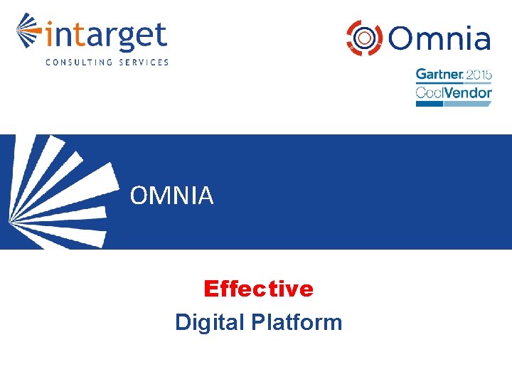 OMNIA Effective Digital Platform The Tsunami of Digital