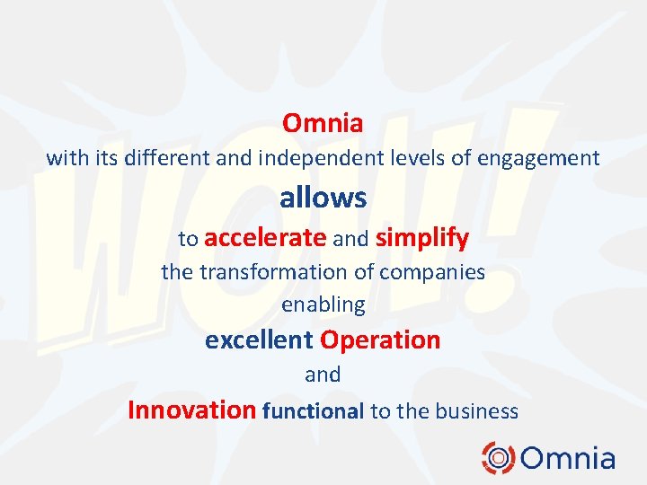OMNIA Effective Digital Platform The Tsunami of Digital