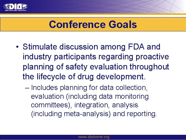 Planning the Lifecycle of Safety Evaluation Brenda Crowe