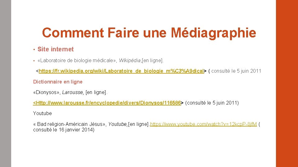 Travail sur le symbolisme Petite consigne de mthodologie