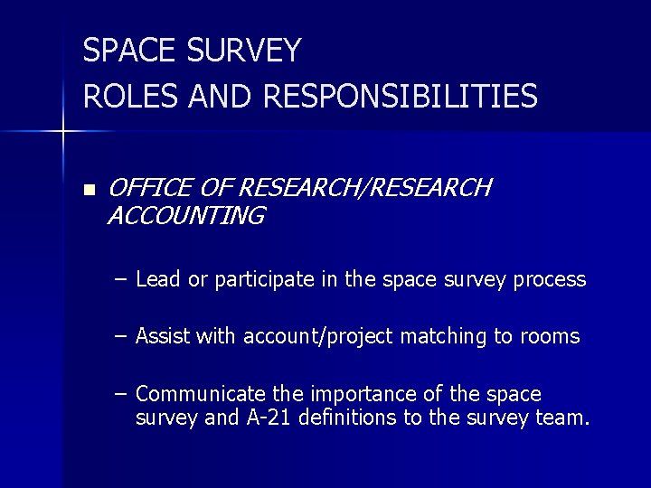WHAT IS A SPACE SURVEY n A SPACE