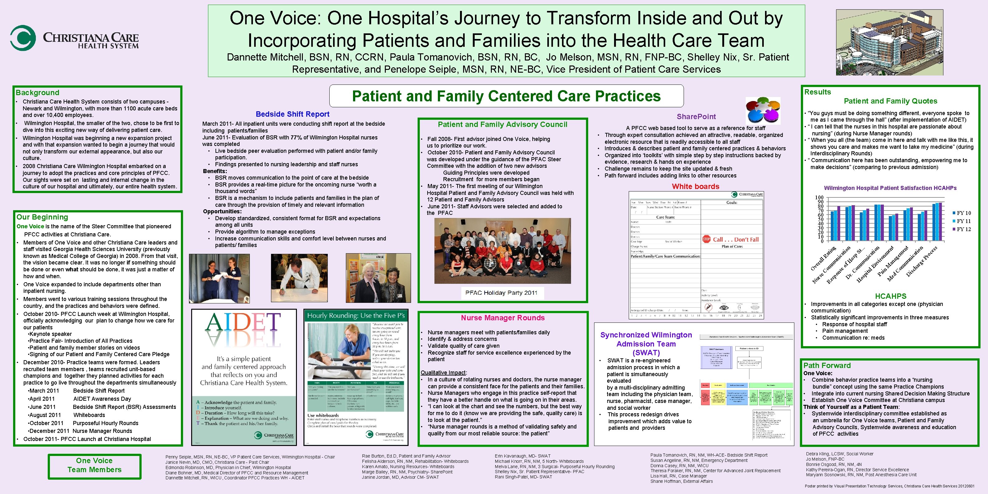 One Voice One Hospitals Journey to Transform Inside