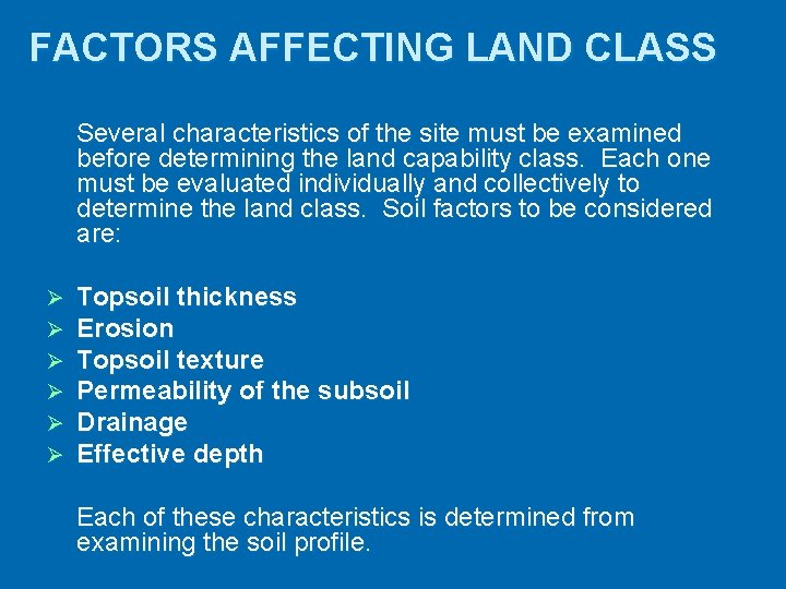 Soils and FFA Land Judging Jim Lathem Georgia