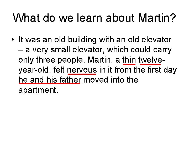 The Elevator by William Sleator How do you