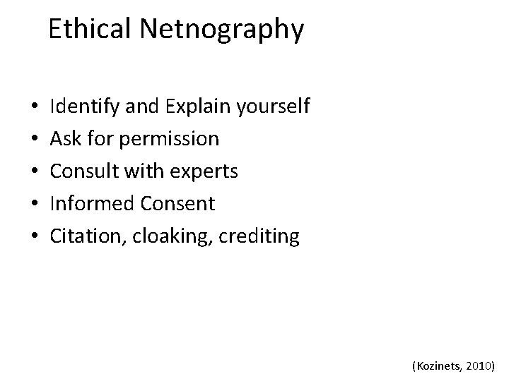 Netnography An Overview of online ethnographic research Tony