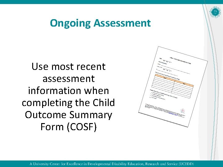 Early Childhood Outcomes Approved Assessment Tools Teaching Strategies