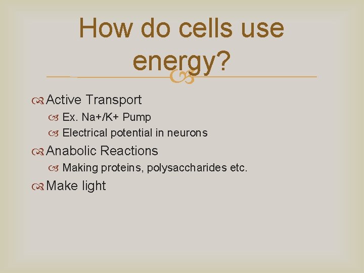 Chapter 8 Section 1 Energy Source of Energy