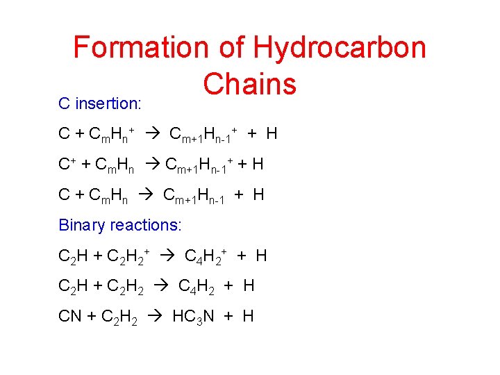 Astrochemistry University of Helsinki December 2006 Lecture 2