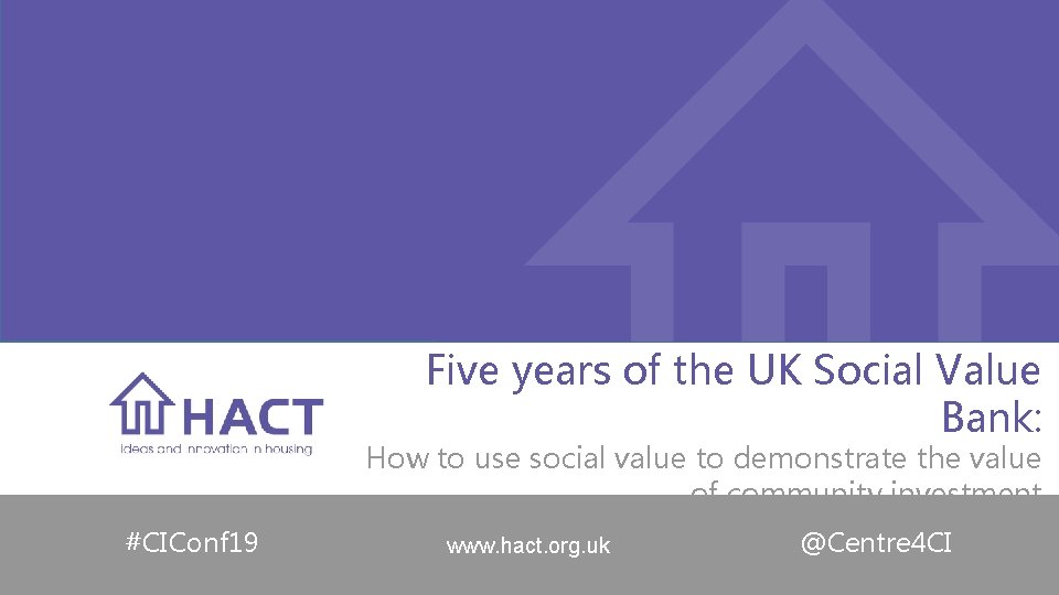 Five years of the UK Social Value Bank