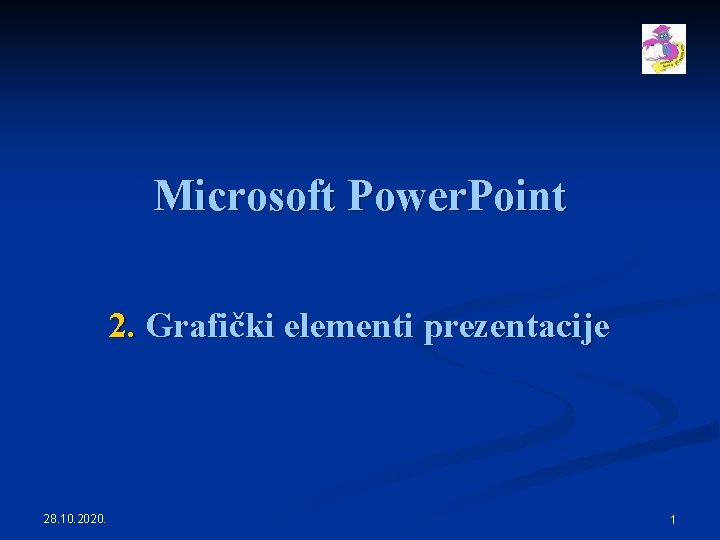 Microsoft Power Point 2 Grafiki elementi prezentacije 28