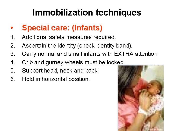 Transfer immobilization techniques By Dr Mohsen Dashti Patient