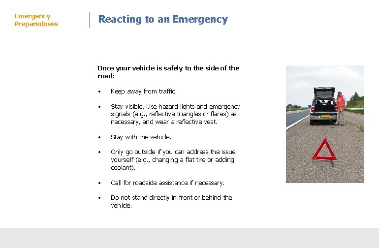 Driver Safety Driver Preparedness Introduction How to Use