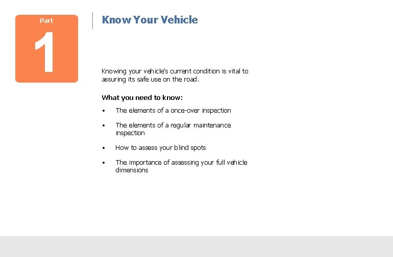 Driver Safety Driver Preparedness Introduction How to Use