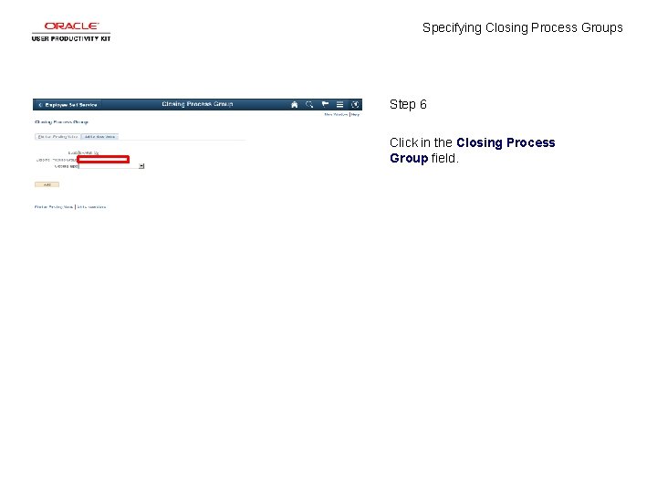 Specifying Closing Process Groups Concept Specifying Closing Process