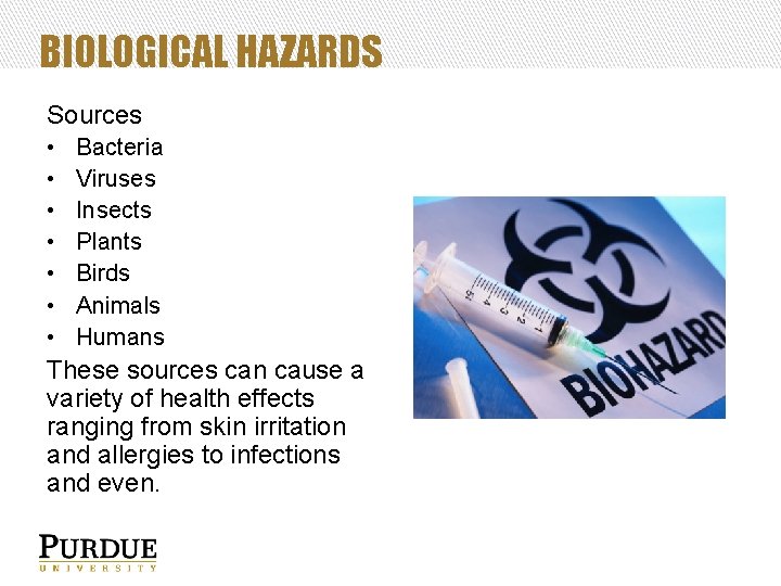 LABORATORY SAFETY AWARENESS FOR NONLABORATORY PERSONNEL OUTLINE Laboratory