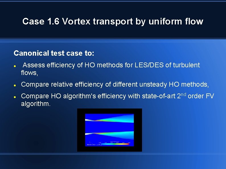 Case 1 6 Vortex transport by uniform flow