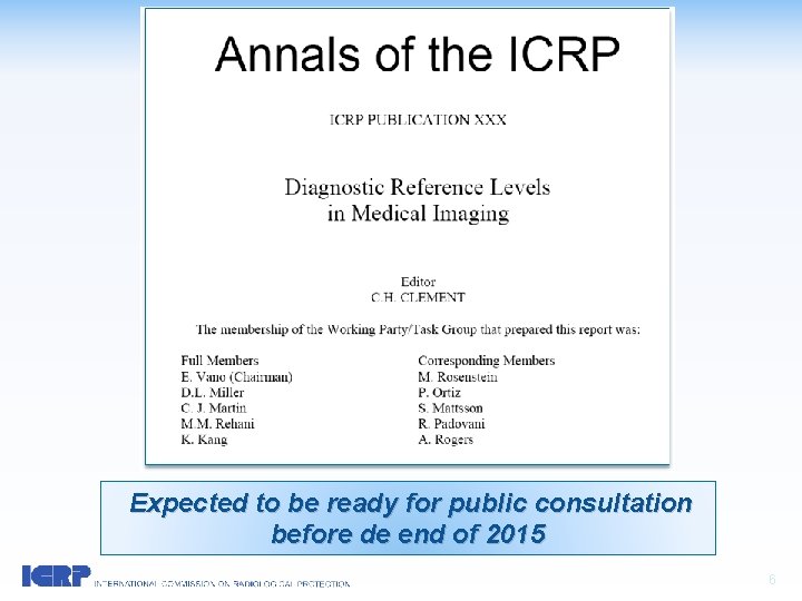 Diagnostic reference levels in Medical Imaging Concept and