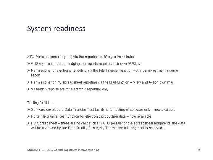 2017 Annual investment income reporting AIIR Presented by