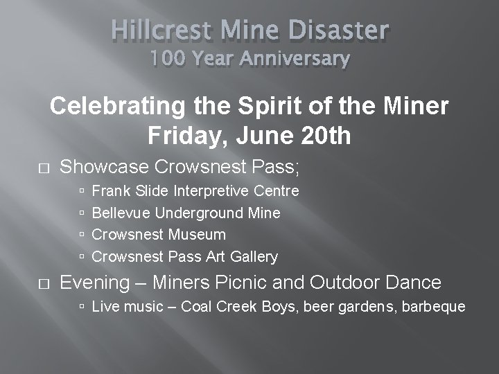 HILLCREST MINE DISASTER JUNE 19 1914 Hillcrest Mine