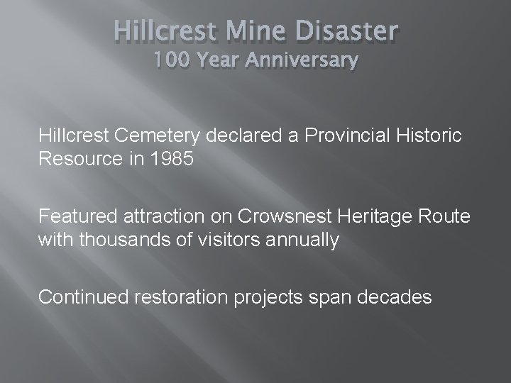 HILLCREST MINE DISASTER JUNE 19 1914 Hillcrest Mine