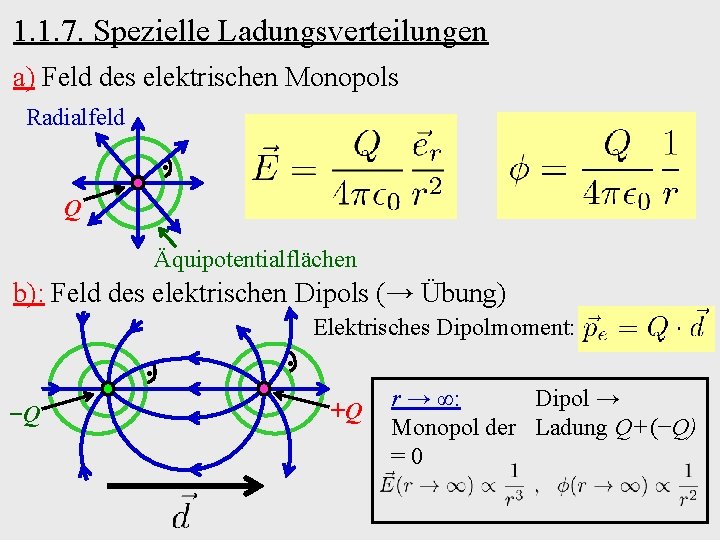 1 Elektrostatik 1 1 Elektrische Ladungen und elektrische
