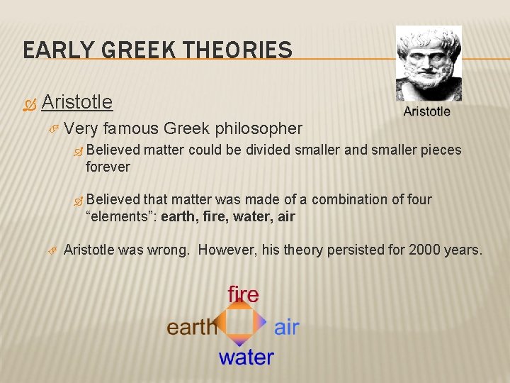 MODELS OF THE ATOM A HISTORICAL PERSPECTIVE EARLY