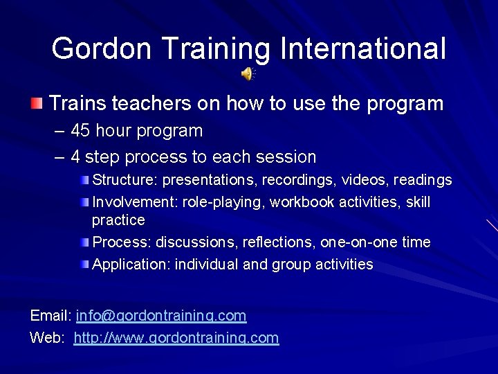 Thomas Gordons Teacher Effectiveness Training Model Randy Kuiper