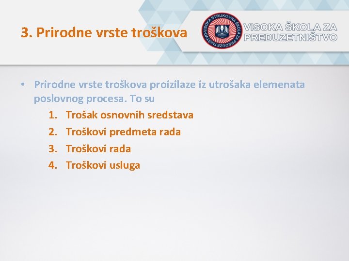 Power Point slajdovi za EKONOMIKA I ORGANIZACIJA POSLOVANJA