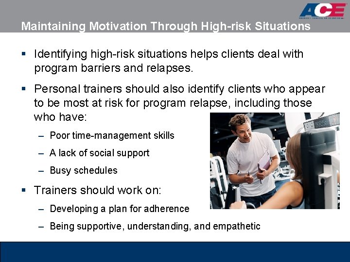 ACE Personal Trainer Manual 4 th edition Chapter