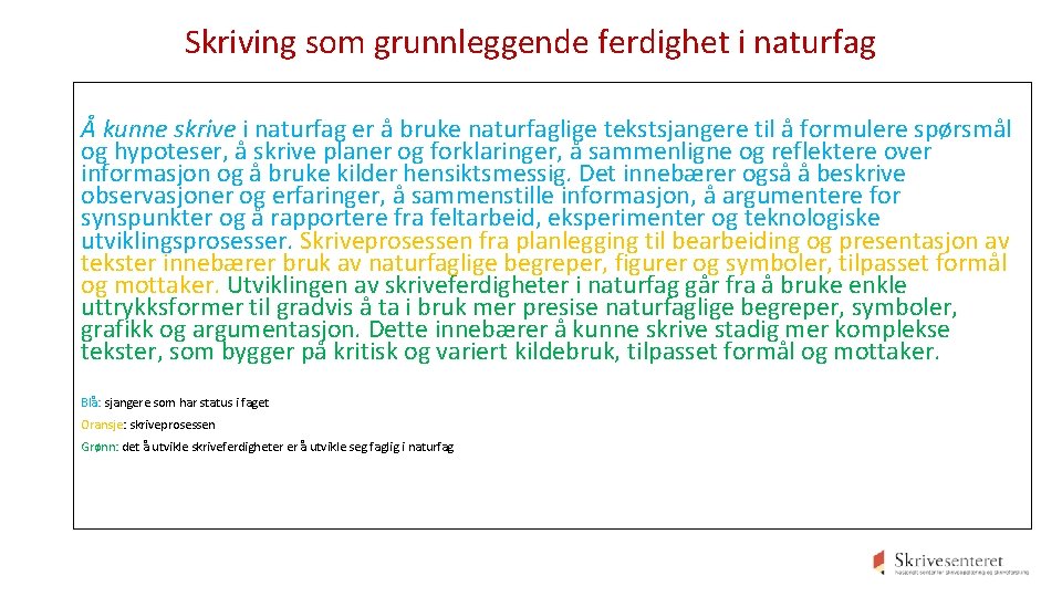 Erfaringsutveksling i plenum Hvilke erfaringer har dere gjort