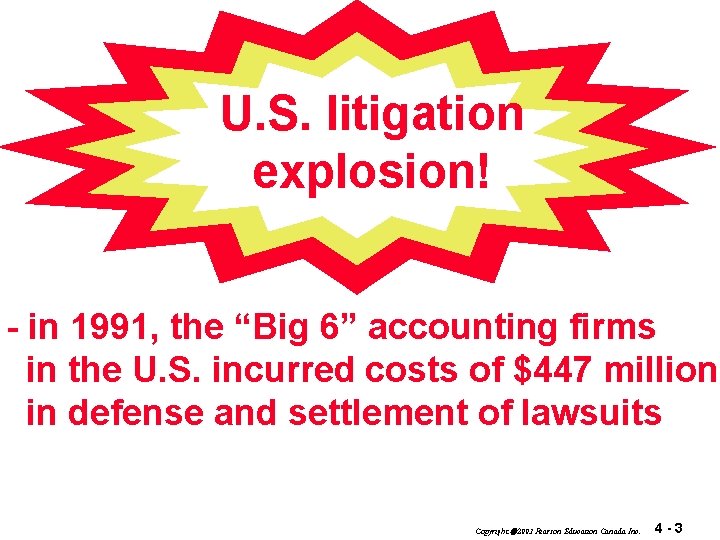 CHAPTER 4 Legal Liability Copyright 2003 Pearson Education