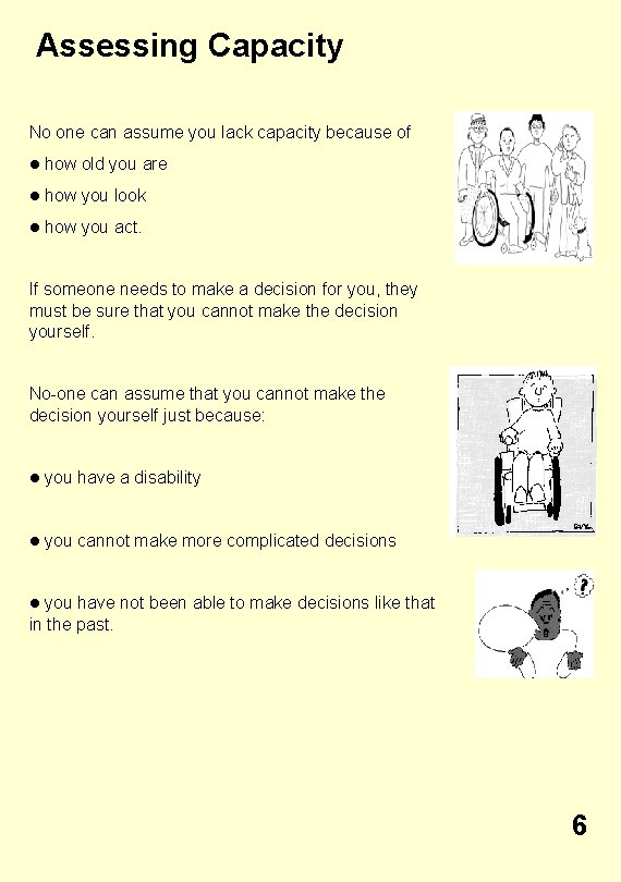 Mental Capacity Act 2005 Easy Read Summary Mental