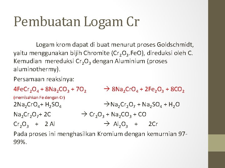 Kromium Mangan dan Besi 1 2 3 Monica