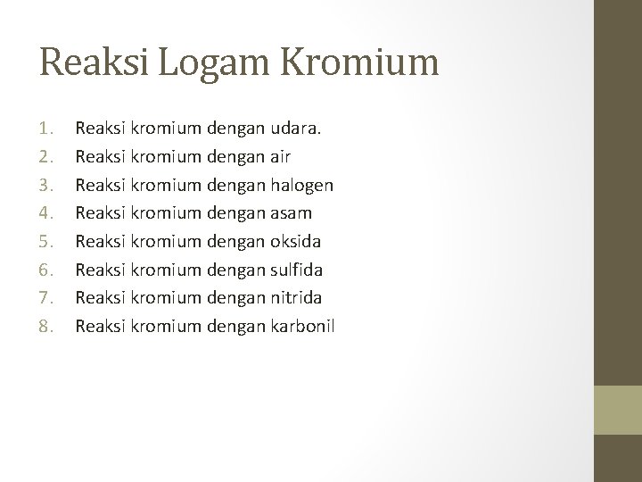 Kromium Mangan dan Besi 1 2 3 Monica