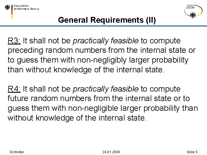 Random Number Generators for Cryptographic Applications Part 2