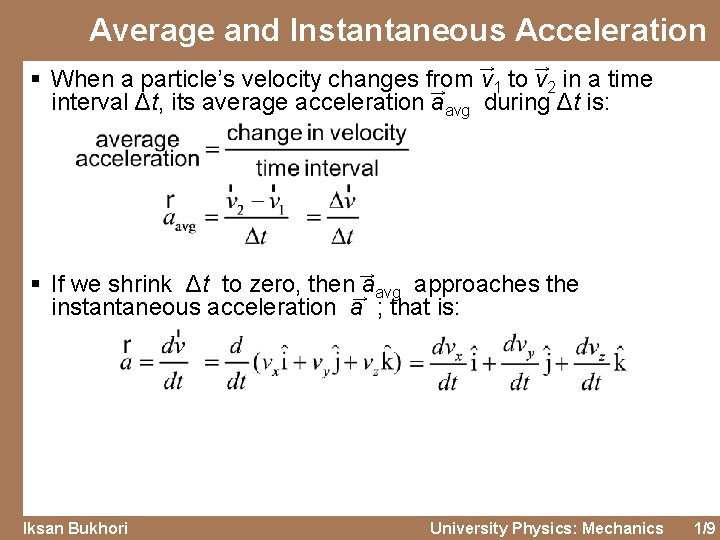 Lecture 4 Ch 3 Two and Three Dimensional