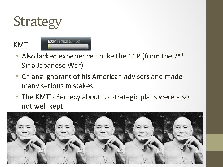 Reasons for CCPs Victory AND KMTs Defeat Leadership