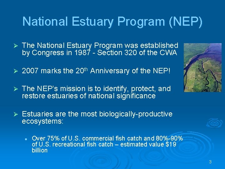 Webcast sponsored by EPAs Watershed Academy Implementing TMDLs