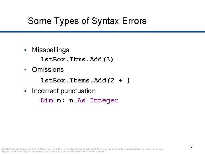 Introduction to Computer CC 111 Week 10 Visual